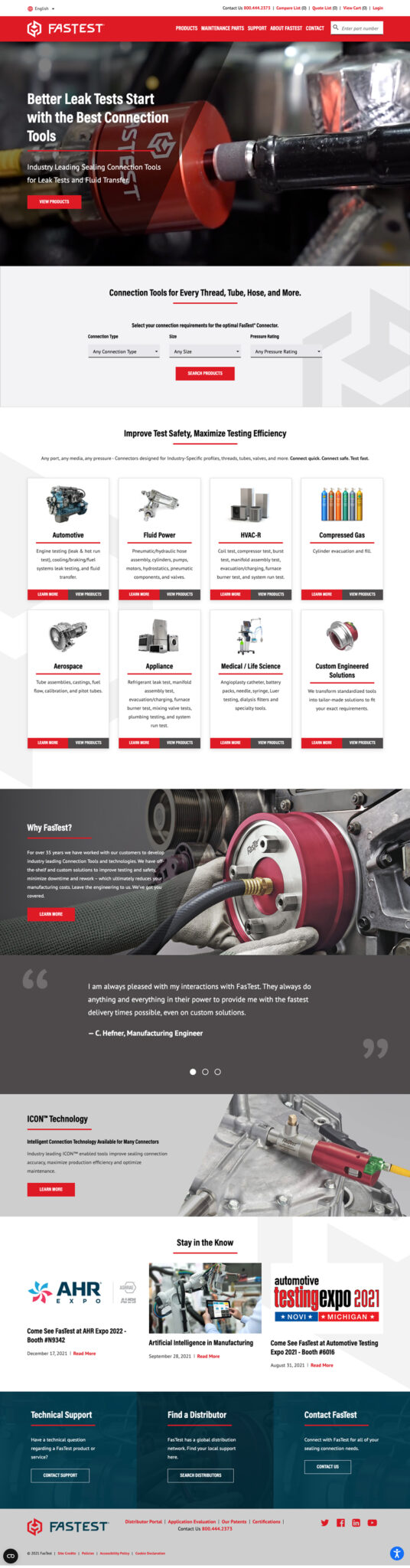 Best Manufacturing & Industrial Website Design Examples