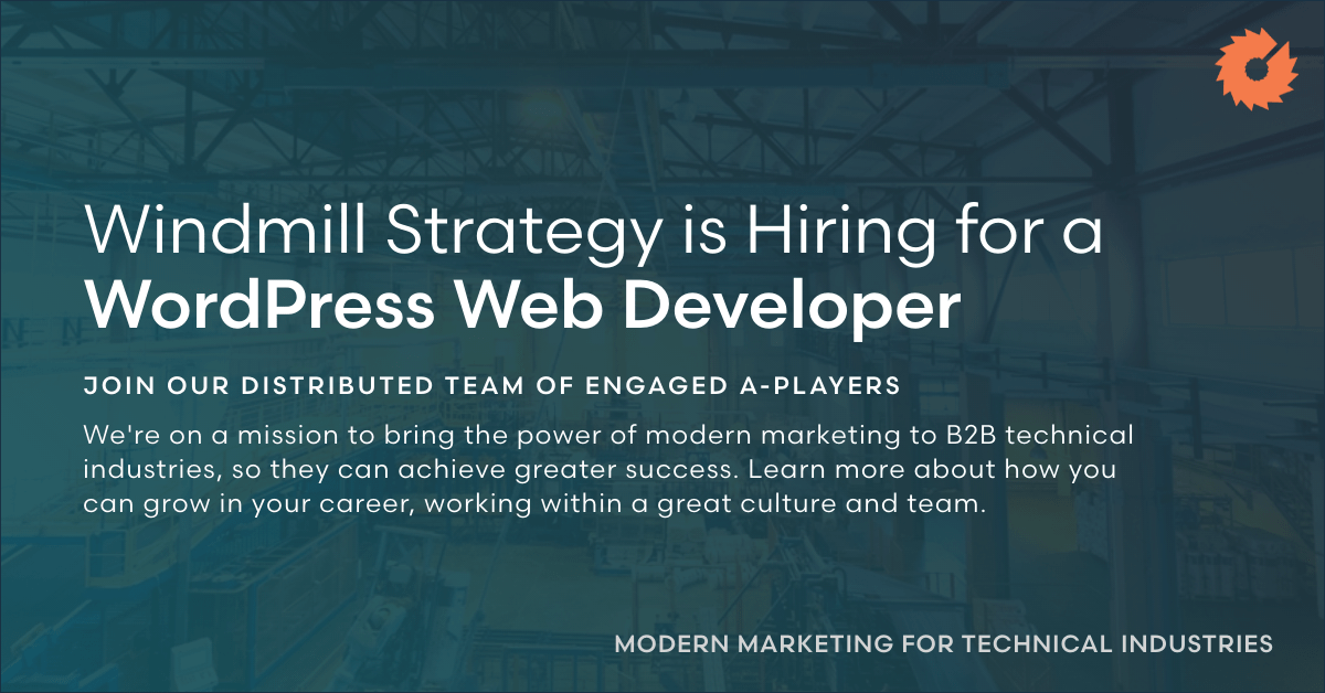 WordPress Web Developer | Windmill Strategy