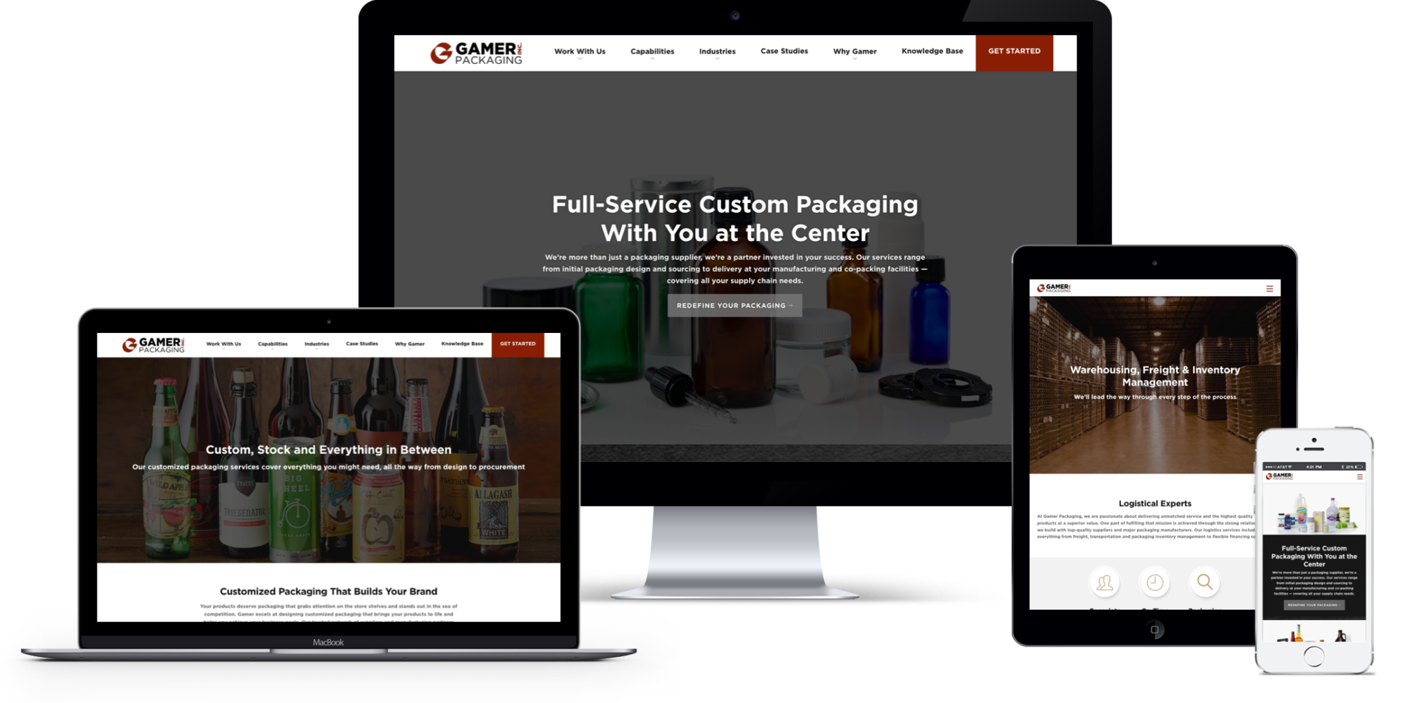 Website Design for a Full-Service Packaging Firm