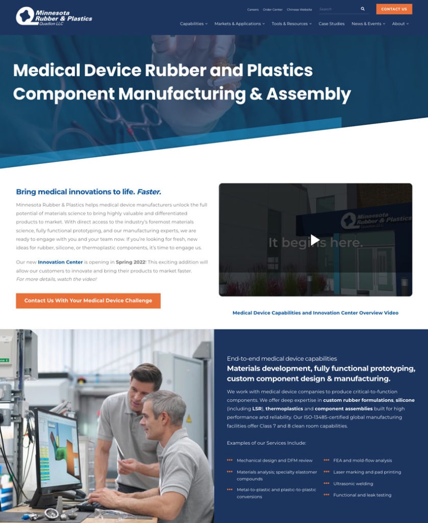 Best Medical Device & Life Science Website Design Examples
