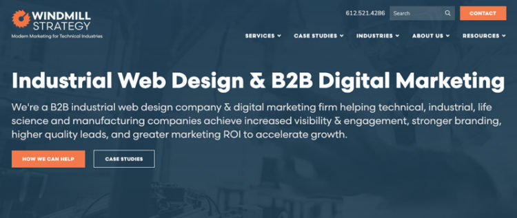 B2B Website Strategy for Lead Generation - Windmill Strategy